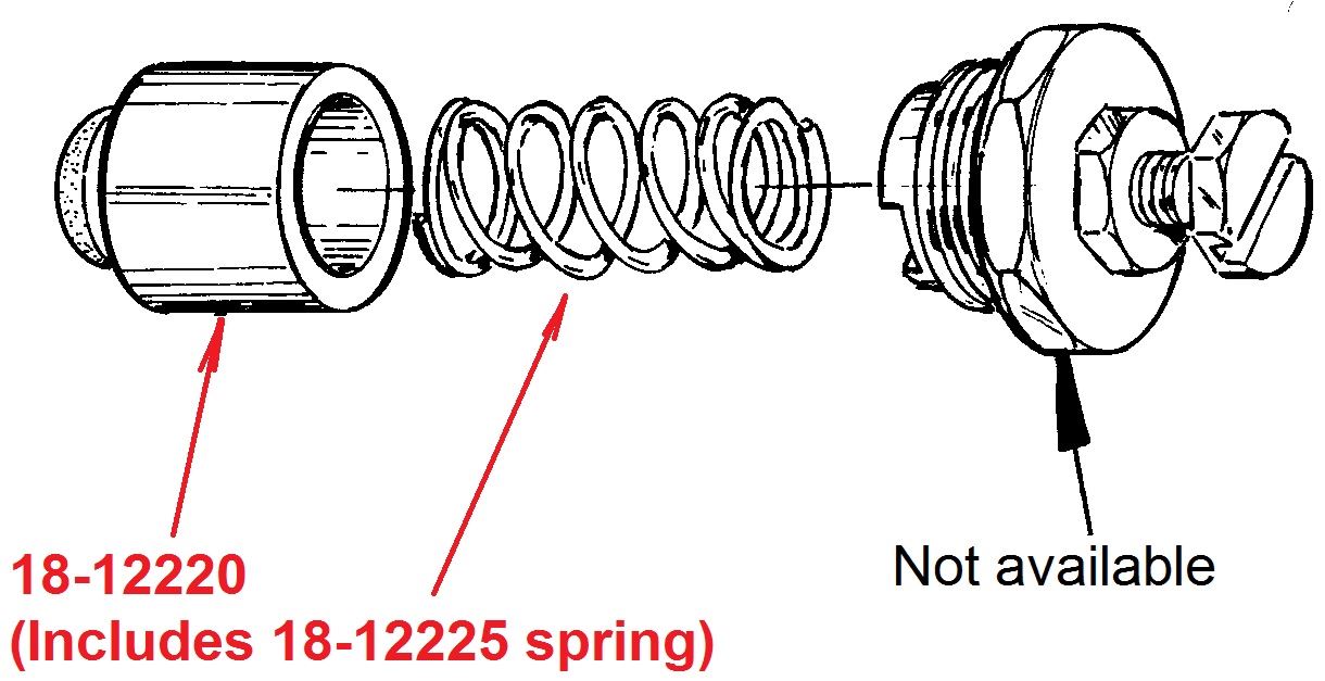Distributor Vacuum Brake Plunger, 18-12220. Joe's Antique Auto Parts