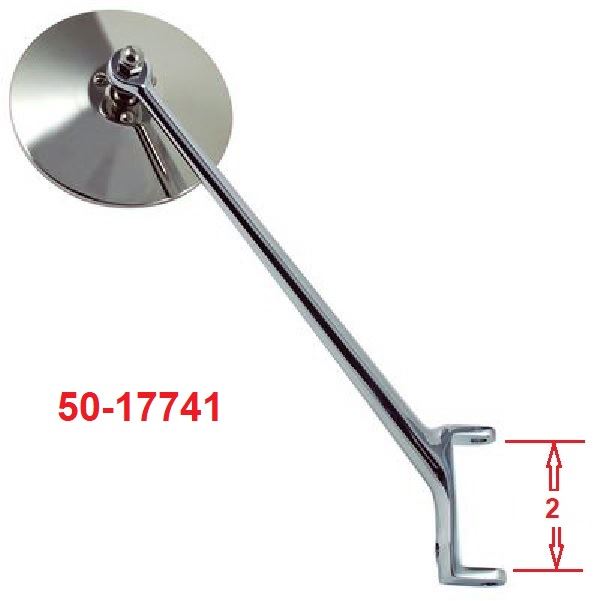 Outside Door Hinge Pin Mirror, Chrome, 50-17741-C-D. Joe's Antique Auto ...