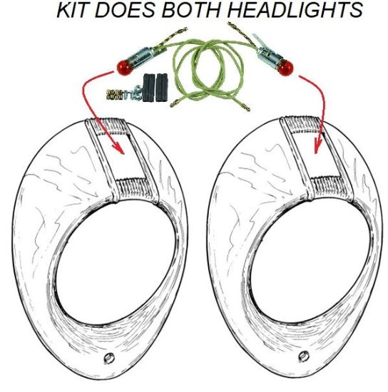 Turn Signal Light Conversion Kit, 01A-13200-T. Joe's Antique Auto Parts