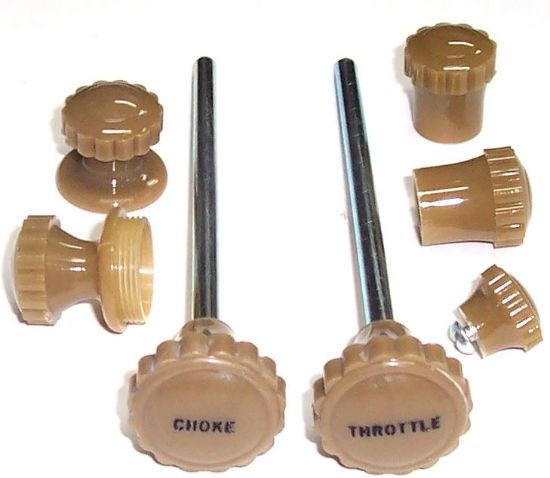 Dash Knob Set, 1937 Standard Car, 78-9270-A. Joe's Antique Auto Parts